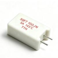 China 7W Wire-wound thermal fuse resistor for industrial circuit protection for sale
