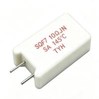 China 7W Wire-wound thermal fuse resistor for industrial circuit protection for sale