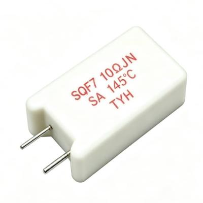 China 7W Wire-wound thermal fuse resistor for industrial circuit protection for sale