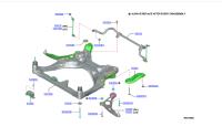 China 54400-6SA0C Nissan 2023 Pathfinder Front Engine Crossmember Subframe for sale