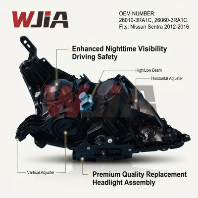 China 26010-3RA1C 26060-3RA1C Headlight For Nissan Sentra 2012-2016 for sale