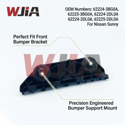 China Auto Parts Front Bumper Bracket 62224-3BG0A 62225-3BG0A 62224-2DL0A 62225-2DL0A for Nissan Sunny Almera V-DRIVE for sale