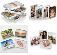 China 4X6 Inch Clear Acrylic Photo Frame With Magnetic Closure and Custom Size Options for sale