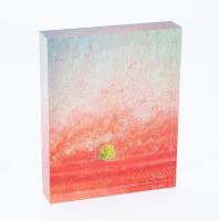 China Custom Solid Acrylic Block With UV Printing And Clear  For Display Stands for sale