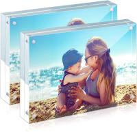 China Free-Standing Design Acrylic Photo Frame with High Quality Acrylic in 4x6inch Size for sale