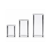 China Crisp Edges Solid Clear Acrylic Block Rectangular Photo Display Block 50MM for sale