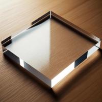 China Multiple Shapes Solid Acrylic Display Blocks For Photos Signs Artwork And Decor for sale