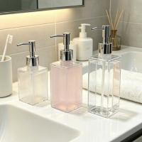 China Logo Print Or Engrave Custom Acrylic Display Case For Hand Sanitizer And Soap Dispenser for sale