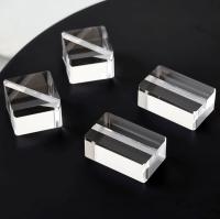 China Display Card Stand Solid Acrylic Block With OEM/ODM Accepted In Custom Sizes for sale
