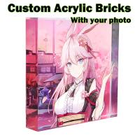 China 4x6 5x7 6x8 8x10 Solid Perspex Block Customizable Sizes And High Transparency For Display for sale