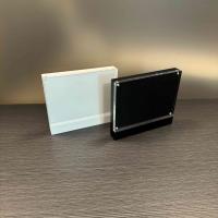 China Customizable Magnetic Photo Frame With Wooden Texture For Desktop Display for sale