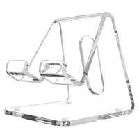 China Clear Acrylic Phone Stand With 3mm Thickness User Friendly For 4-10 Inch Smartphones for sale
