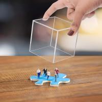China High Transparency Acrylic Box Display Case Dust Proof For Collectibles And Toys for sale