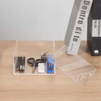 China Dust Proof Acrylic Display Box Customized Thickness For Collectibles And Toys 5 Sided Clear Acrylic Box for sale