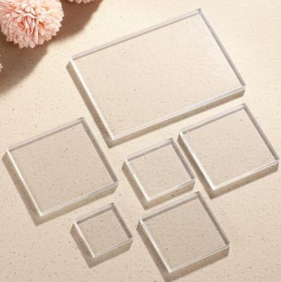 China Transparent Design Solid Acrylic Cubes For Display Stand And Cube Base for sale