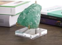 China Clear Acrylic Display Easel With Adjustable Metal Arms And Carton Packing For Collectibles for sale