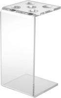 China Clear Acrylic Holder Display with Foldable Rack for Hairdresser Combs and Scissors Organizer Measuring for sale