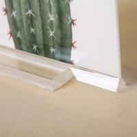 China Decorative Transparent Acrylic Holder Display With Sturdy Base For Photo Frame And Picture Frame for sale