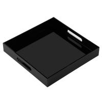 China Square Acrylic Storage Tray 25×25cm for Cosmetics Jewelry Accessories Organization for sale