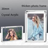 China Double Sided Eco Friendly Acrylic Magnetic Picture Frames 5x7 Inch Pictures for sale