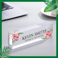 China High Transparency Custom Acrylic Block with UV Printing Technology and Customizable Size for sale