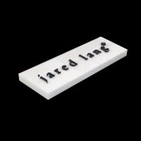 China Customizable Sizes Solid Acrylic Block  With UV Printing For Logo Displays for sale