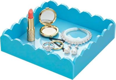 China Durable Square Acrylic Tray With Non Porous Glossy Surface  8