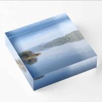 China UV Resistant And Waterproof Solid Acrylic Block For Photo Display for sale