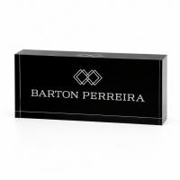 China Custom Acrylic Logo Block With Silk Printing Personalized Brand Display Sign for sale