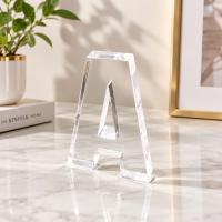 China Transparent Clear Acrylic Display 3D Perspex Letters Block Brand Logo Sign for sale