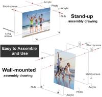 China OEM ODM Frameless Plexiglass Picture Frames For Display And Picture Frames for sale