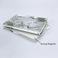 China 4x6 Inch Double Sided Acrylic Frame Clear Tabletop Picture Display Frame for sale