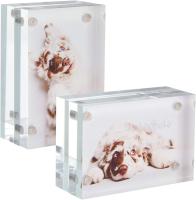 China High Clarity 5x7 Acrylic Frames Magnetic Perspex Photo Frames for sale