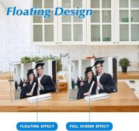 China Transparent Acrylic Photo Frame With Magnetic Design For Easy Display for sale