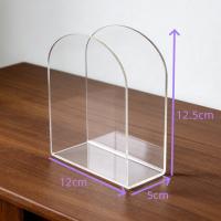 China 3MM Acrylic Napkin Holder Clear Tabletop Tissue Paper Dispenser Organizer For Restaurant Home Dining Table for sale