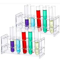 China Custom Size Clear Acrylic Display Rack Three Tier Design For Test Tube And Retail Products for sale