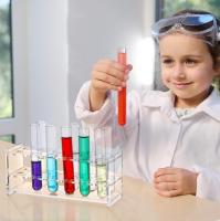 China Custom Size Clear Acrylic Display Rack Three Tier Design For Test Tube And Retail Products for sale