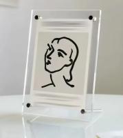 China Custom Size Acrylic Photo Frame High Transparency With Magnetic Closure Perspex Frameless Picture Frames for sale