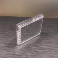 China Transparent Acrylic Magnetic Photo Frame with Beveled Design and Custom Size for sale