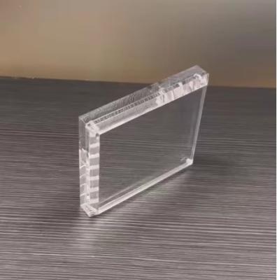 China Transparent Acrylic Magnetic Photo Frame with Beveled Design and Custom Size for sale