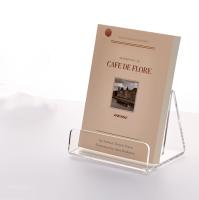 China Desk Top Acrylic Display For Brochure Book And Poster Acrylic Display Stand for sale