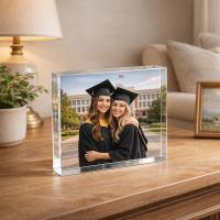 China Photo Gifts Solid Acrylic Cubes For Display Silk Screen Printing for sale