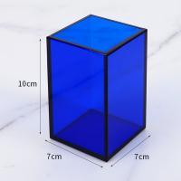 China Colorful Fluorescent Acrylic Pencil Holder 5MM Acrylic Makeup Brush Holder for sale
