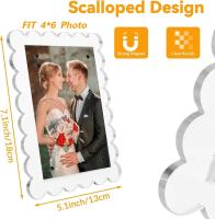 China Acrylic Double Sided Photo Frame High Transparency Perspex Magnetic Frames for sale