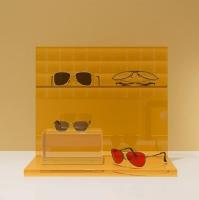 China Custom Clear Acrylic Display Stand For Cosmetics Glass Toys Acrylic Cosmetic Holder for sale