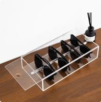 China Glass Display Storage Jewelry Acrylic Display Box With Lid OEM ODM for sale