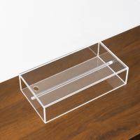 China Glass Display Storage Jewelry Acrylic Display Box With Lid OEM ODM for sale