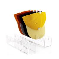 China U Shape Acrylic Hat Display Rack With 3MM Thickness Customizable Size For Home And Retail Shop for sale