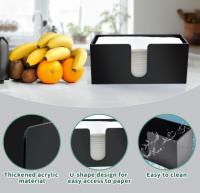 China Hold Paper Towel Acrylic Display Box Hotel Acrylic Tissue Box for sale