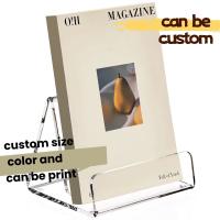 China Book Acrylic Display Stand Acrylic Postcard Display Holder 4X6